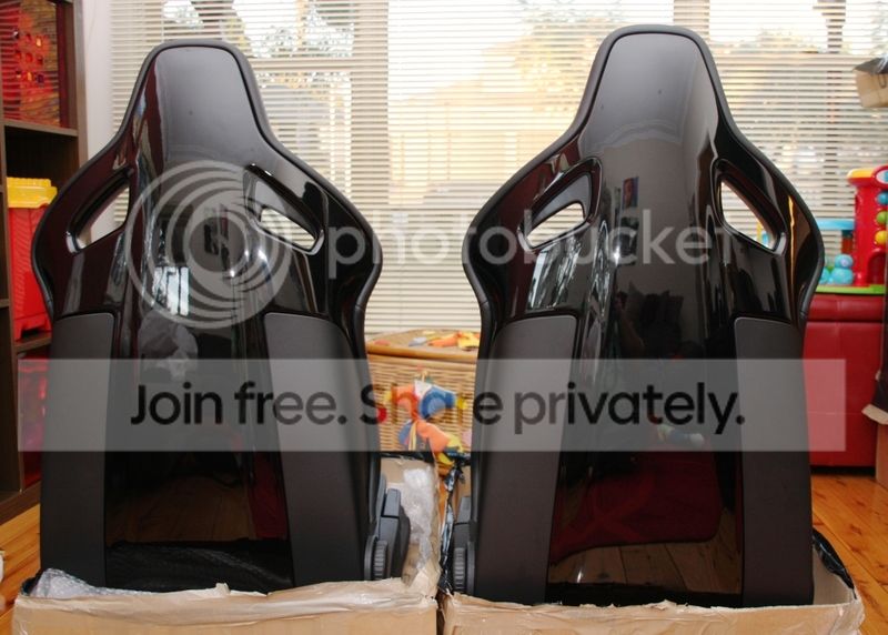 OEM Recaro Buckets removal of gloss black backing... - VW Golf R MK6 ...